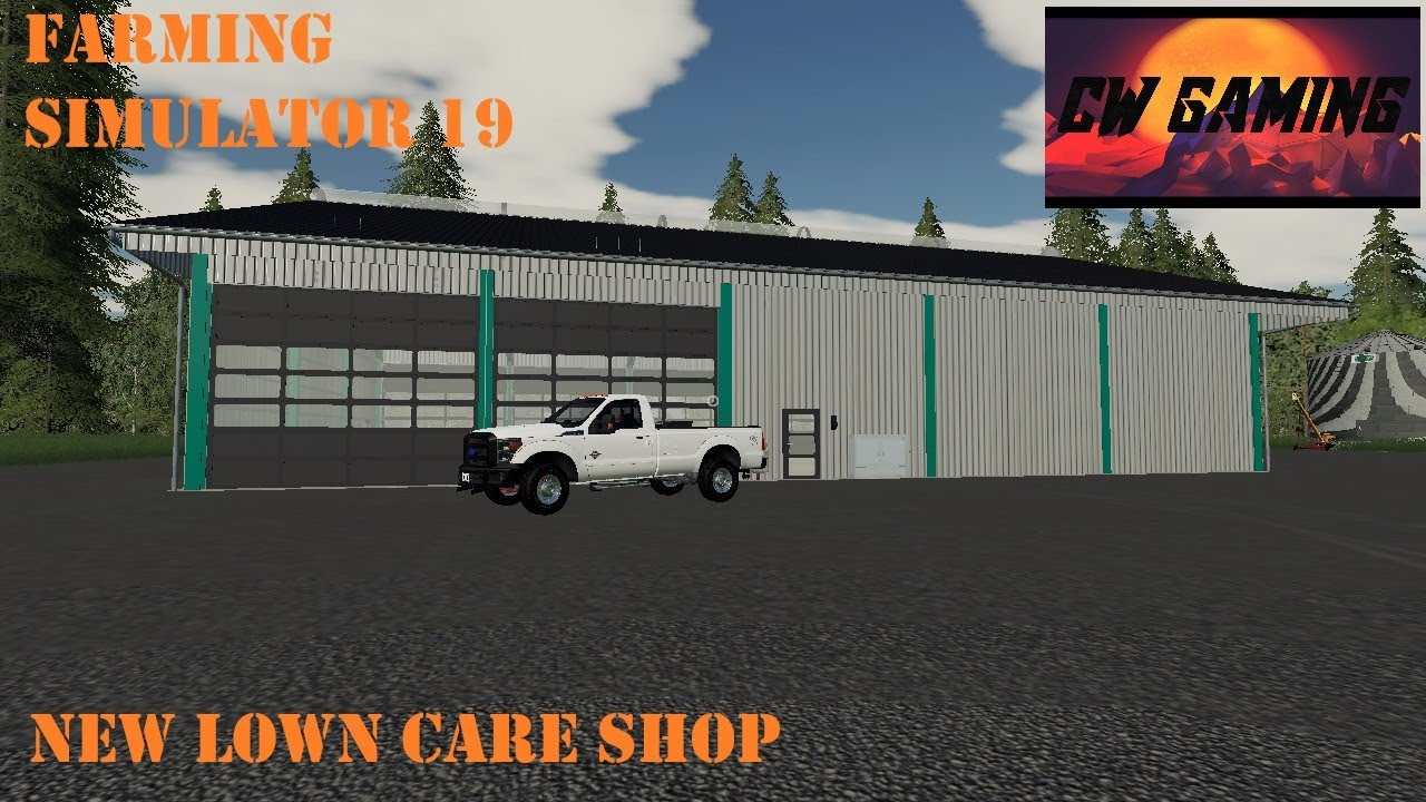 Farming Simulator 19 new lown care shop - YouTube