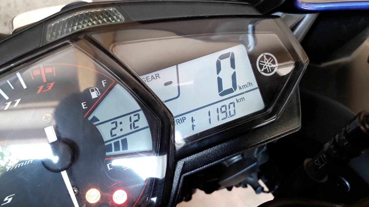 The all New Yamaha R3 ABS millage & Instrument Cluster - YouTube