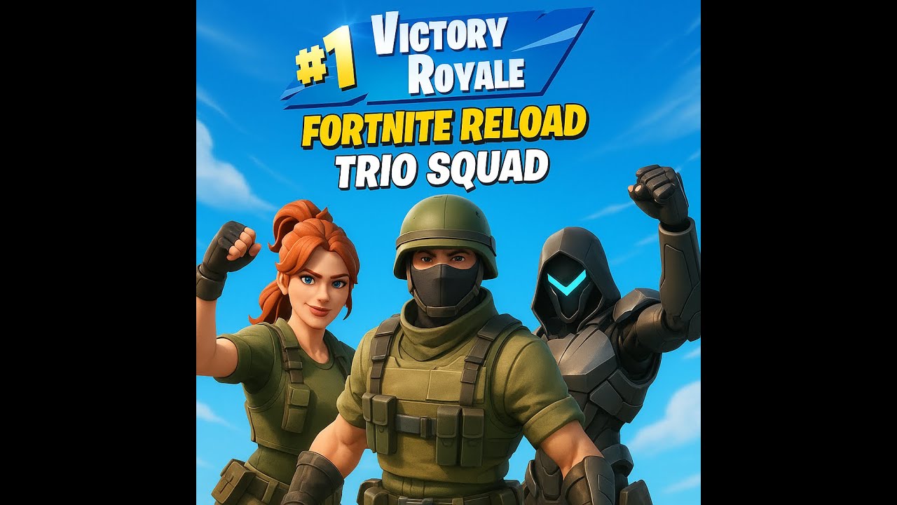 First Ever Fortnite Reload Trio Squad | Fortnite Super Chapter 6 Season ...