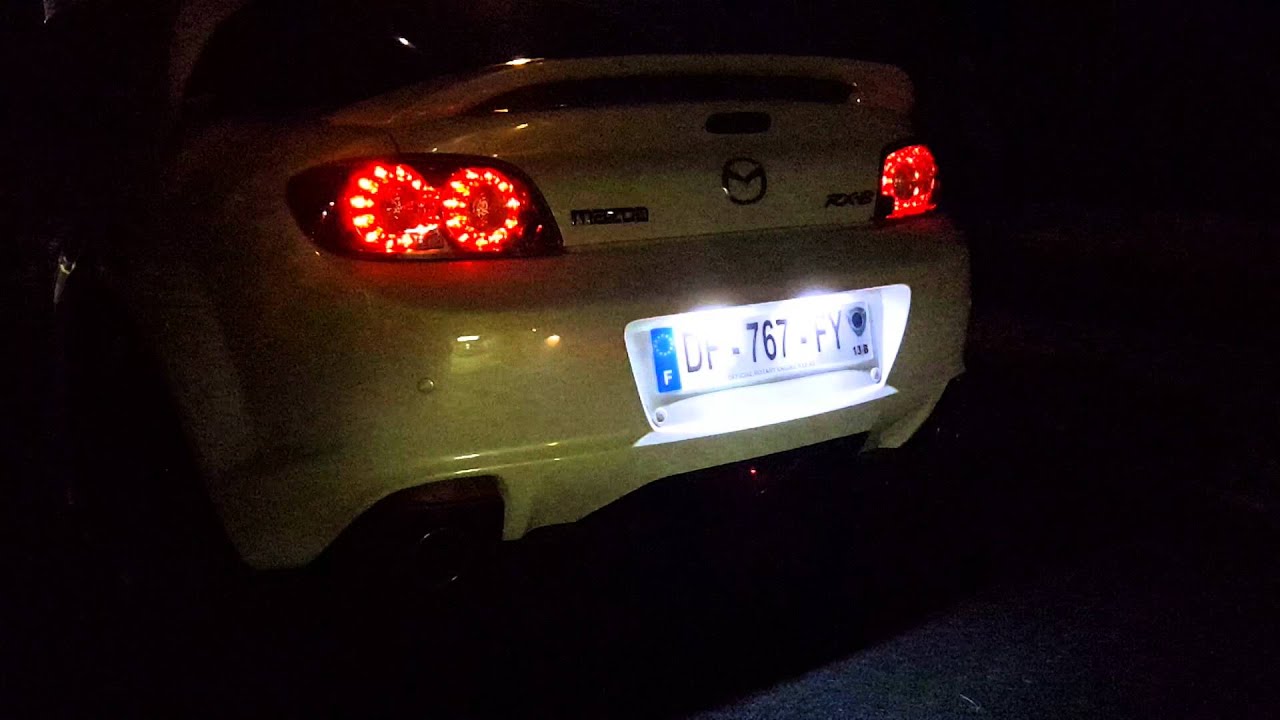 Mazda Rx8 R3 full Racing beat exhaust - YouTube