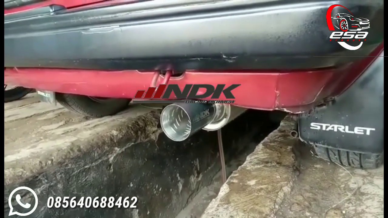 Toyota Starlet Modifikasi Knalpot Mobil Racing By NDK EXHAUST Suara ...