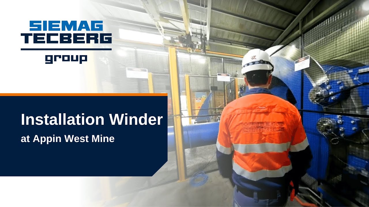 SIEMAG TECBERG Australia - Installation of Single Drum Drift Winder ...