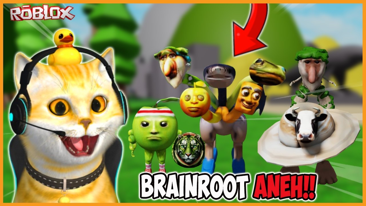 Kikoo Mencari semua hewan Anomali Brainroot yang Aneh!! 😱😱😱 - YouTube