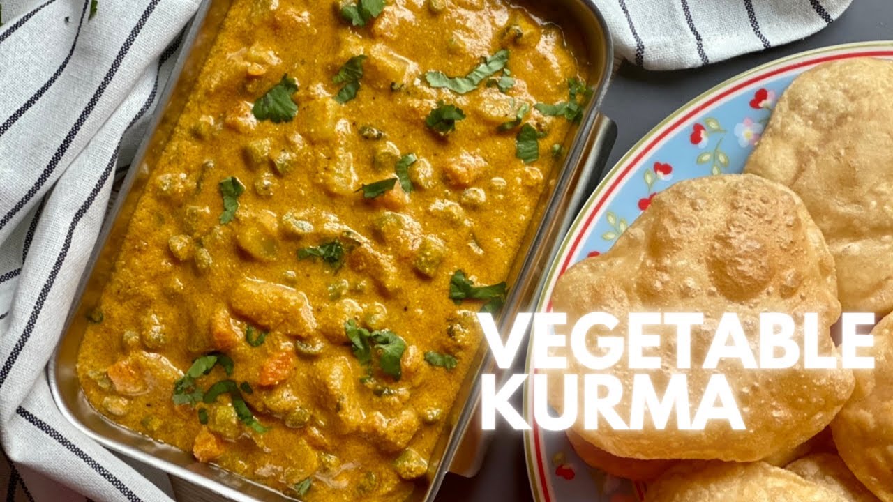 vegetable kurma recipe | recipe for dosa/chapati/roti | vegetable kurma ...
