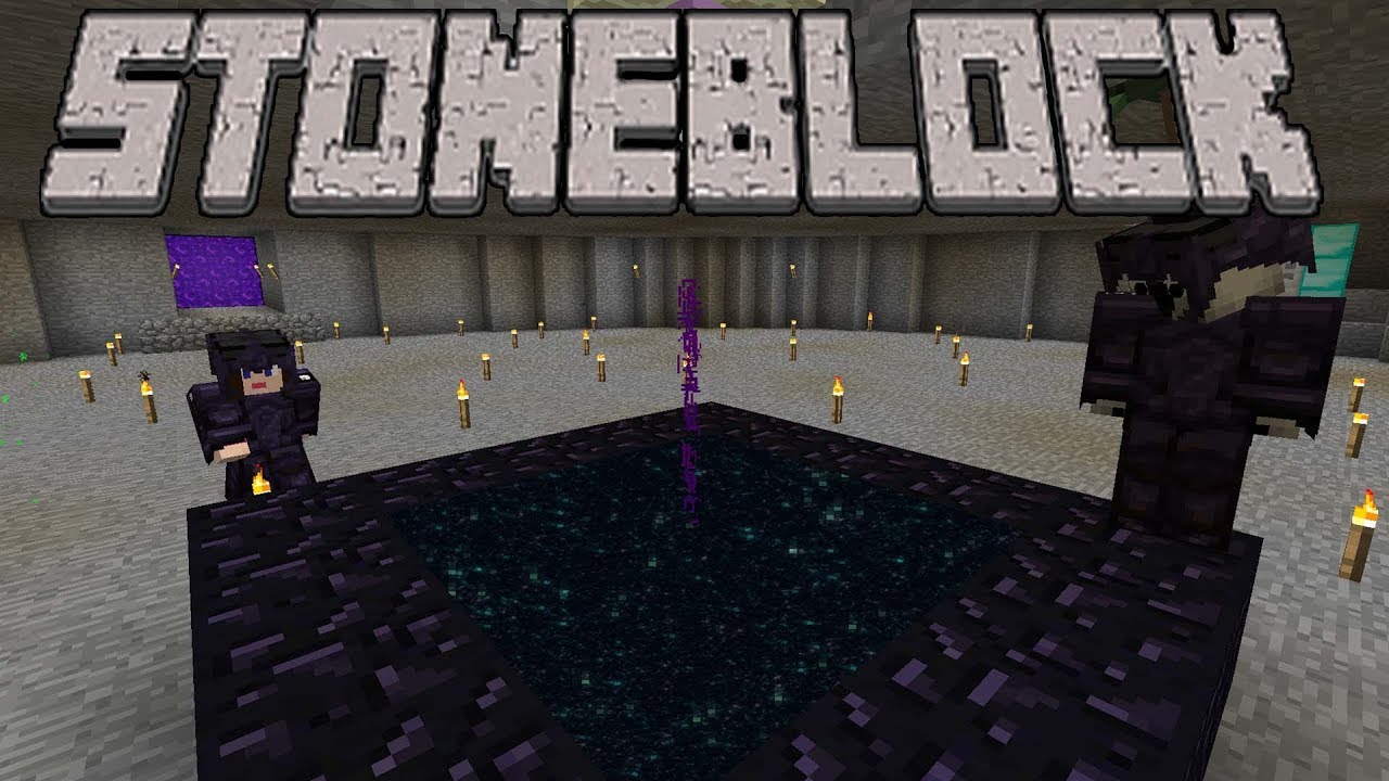Minecraft StoneBlock Survival Coop 6 - Chance Cube Wars / Hat Farm ...