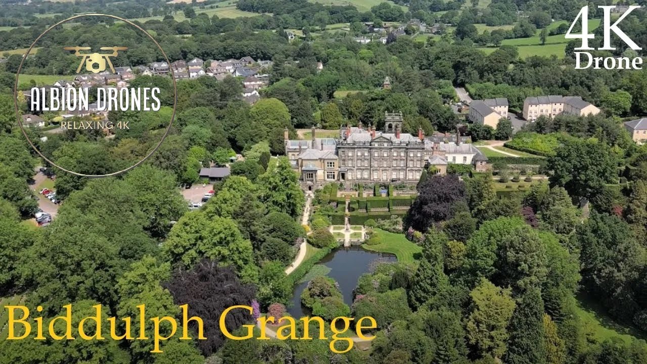 Biddulph Grange House and Gardens -DJI MINI3 Pro 4K - June 2023 - YouTube