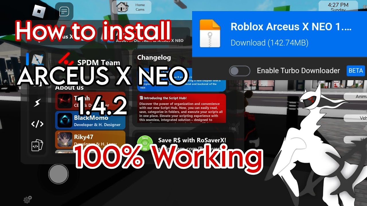 Arceus X NEO | How to download Arceus X NEO V1.4.2 | Latest 2024 ...