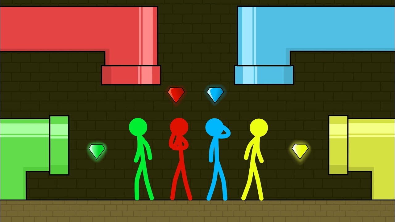 BEST MOMENTS COMPILATION , Stickman Animation - (Escape ) - YouTube