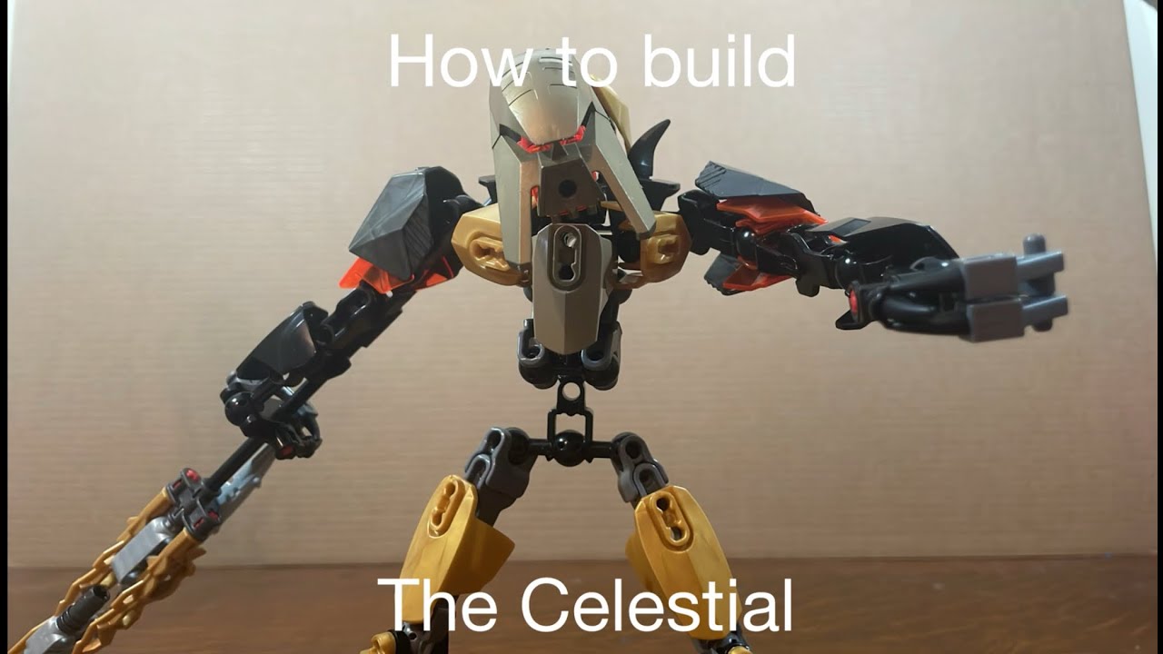Lego Bionicle Stop Motion How To Build The Celestial - YouTube