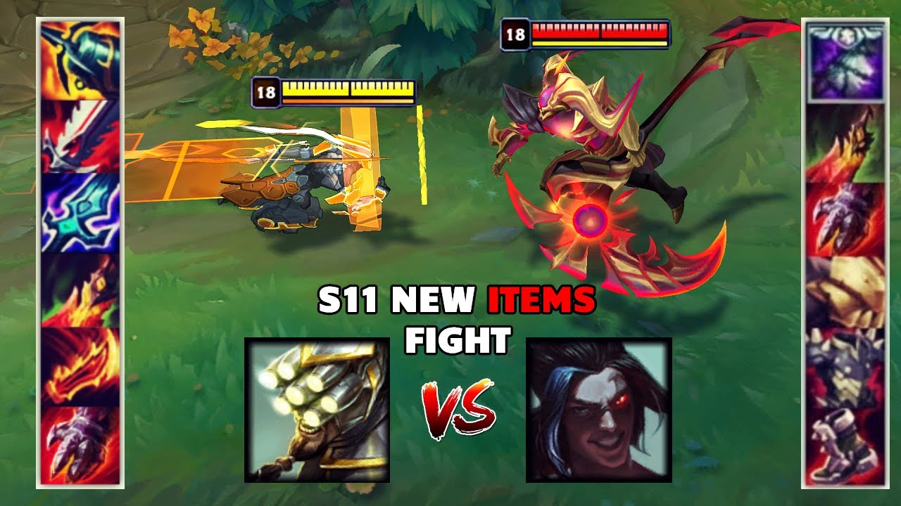 KAYN vs MASTER YI S11 NEW ITEMS FULL BUILD FIGHTS & Best Moments! - YouTube