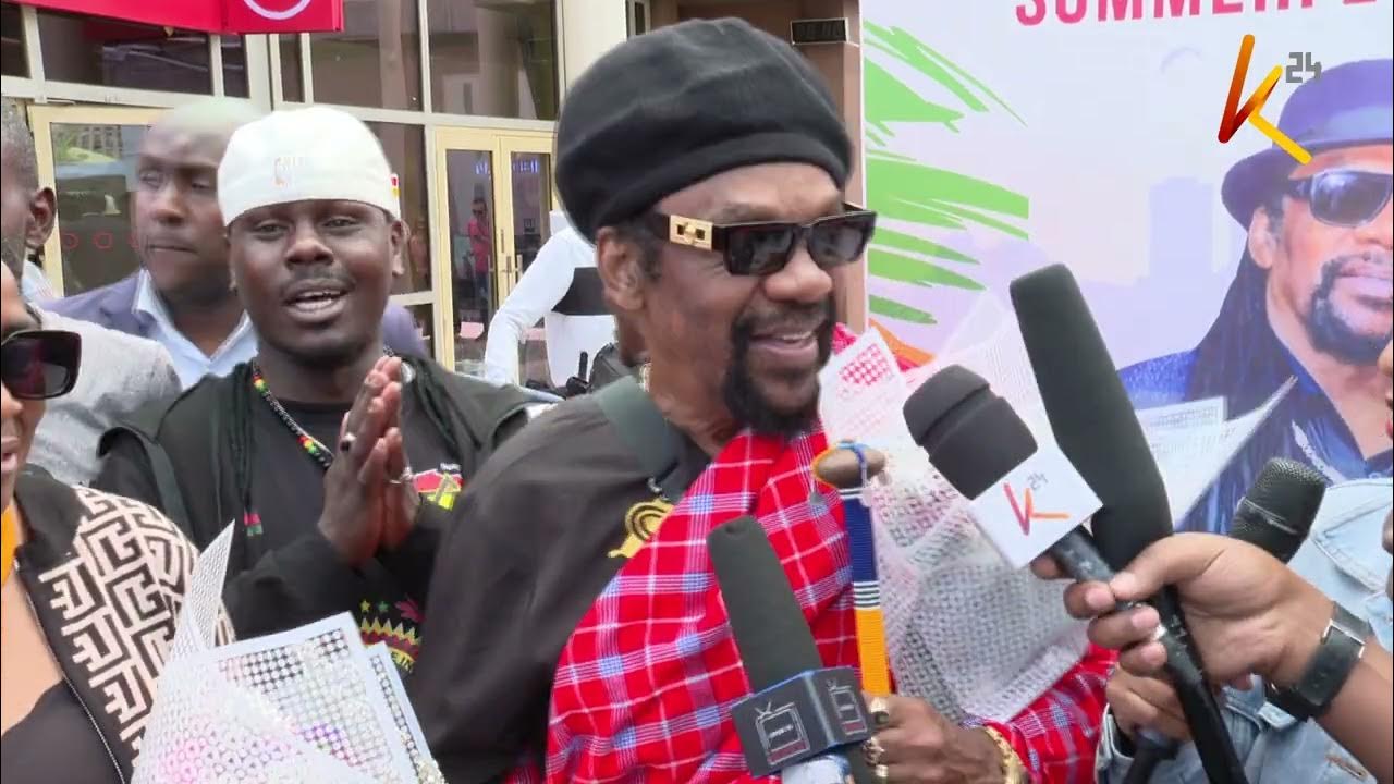 Jamaican reggae star Glen Washington in Kenya for the third time - YouTube