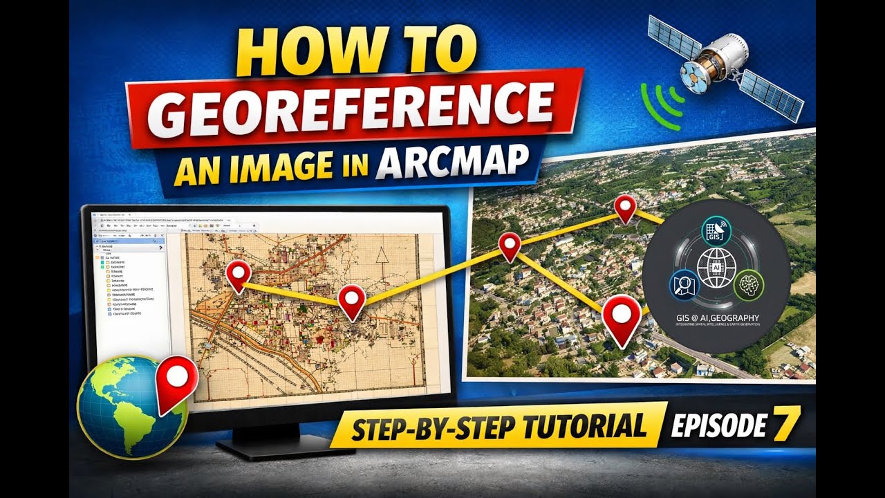 How to Georeference an Image in ArcMap | Step-by-Step Tutorial I ...