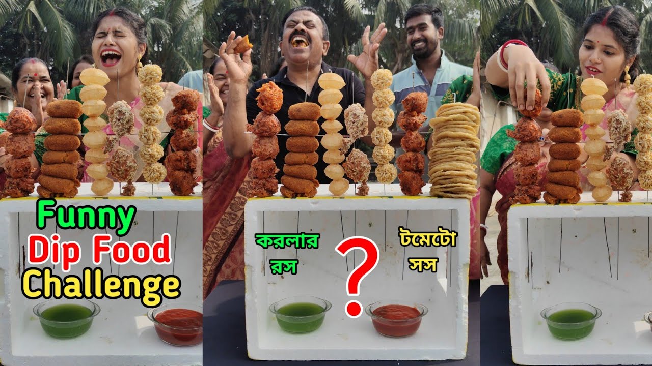 Dip The Special Food Eating Challenge 😂 - YouTube