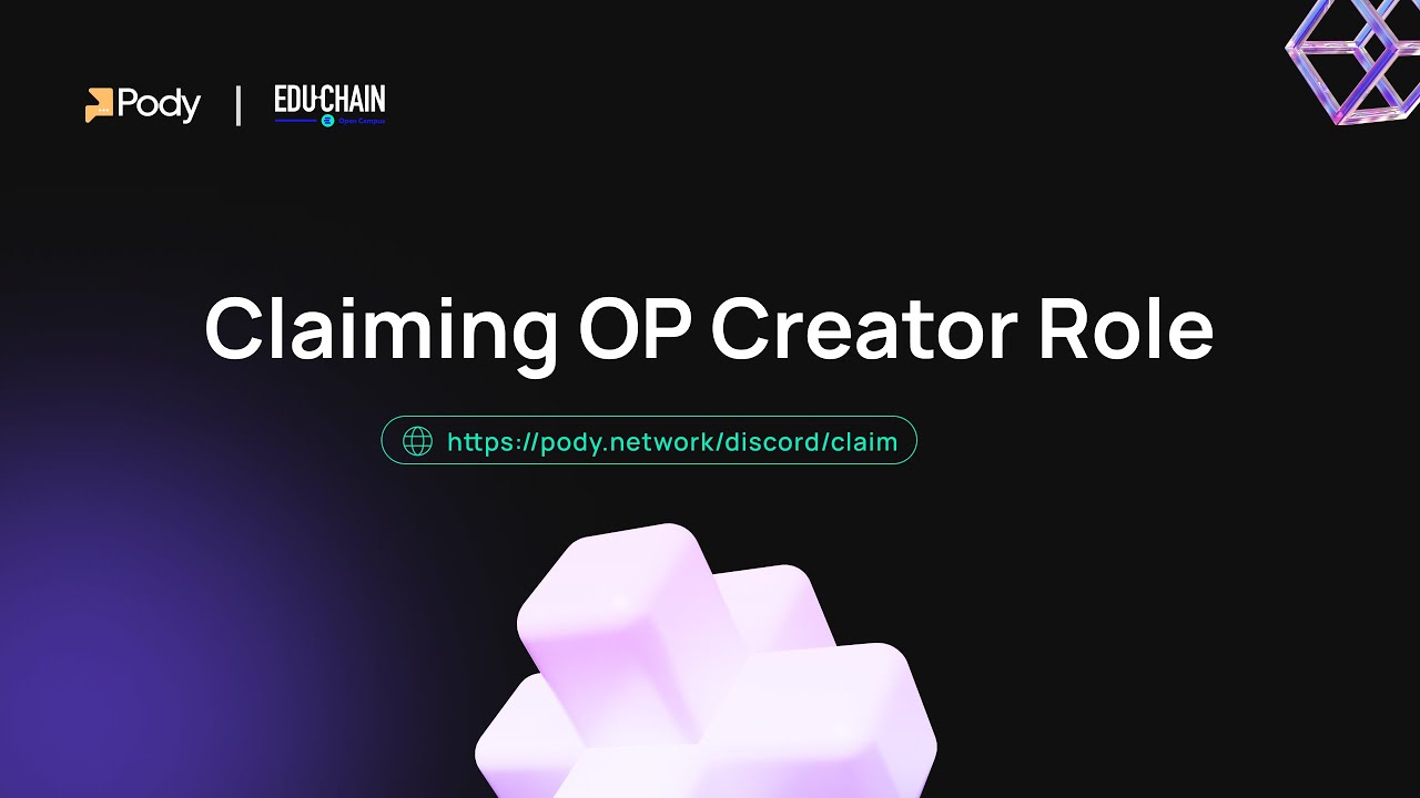 How to claim OP Creator Role - YouTube