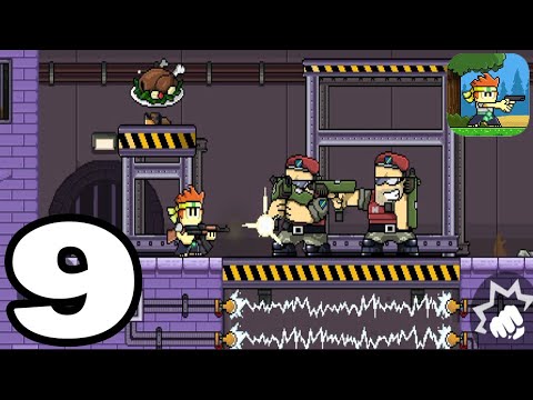 Dan the Man: Action Platformer - Gameplay Walkthrough Part 9 - Stage 8 ...