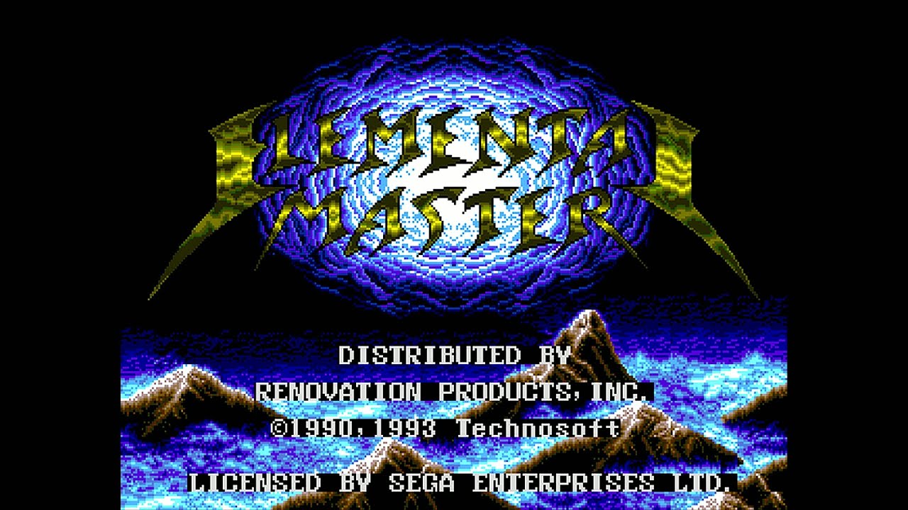 (Genesis / Mega Drive) Elemental Master - No Death Clear, 1CC - Expert | Hardest Difficulty ...