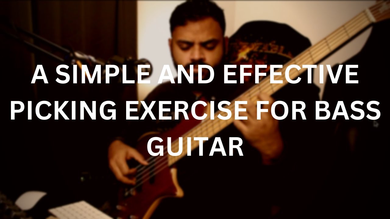 A SIMPLE AND EFFECTIVE PICKING EXERCISE FOR BASS GUITAR #bassguitar # ...