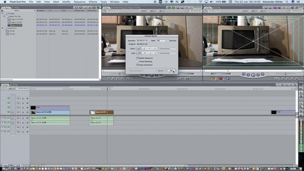 Final Cut Pro 7 || Tutorial || 120 FPS Footage || 30 FPS Timeline || 2017 - YouTube