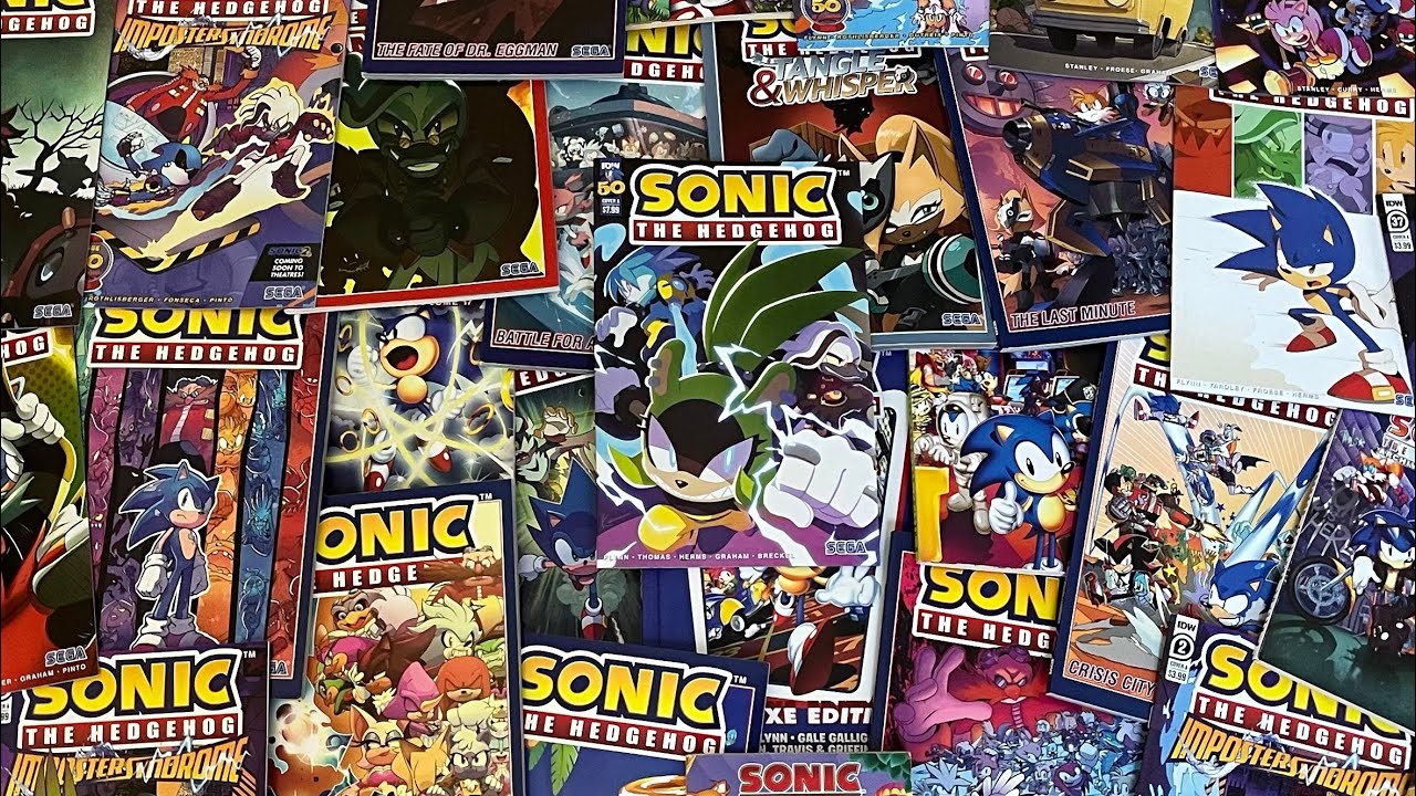 Sonic The Hedgehog Comic Book collection (2022) - YouTube