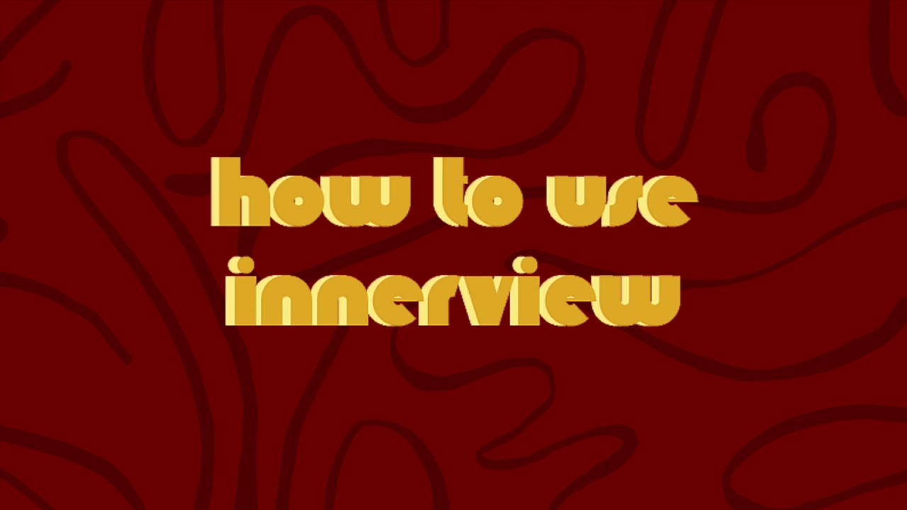 Innerview Tutorial - YouTube