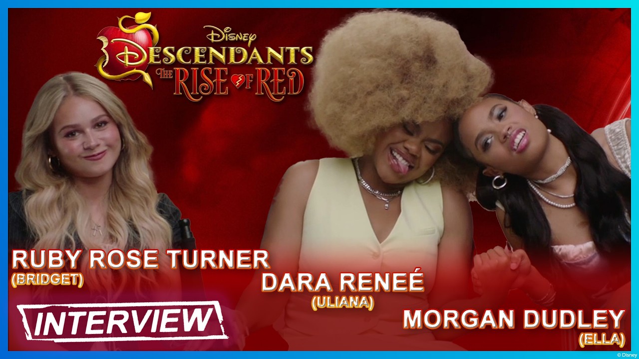 #Descendants: The Rise of Red INTERVIEW - Ruby Rose Turner, Dara Reneé (HSMTMTS) & Morgan Dudley ...