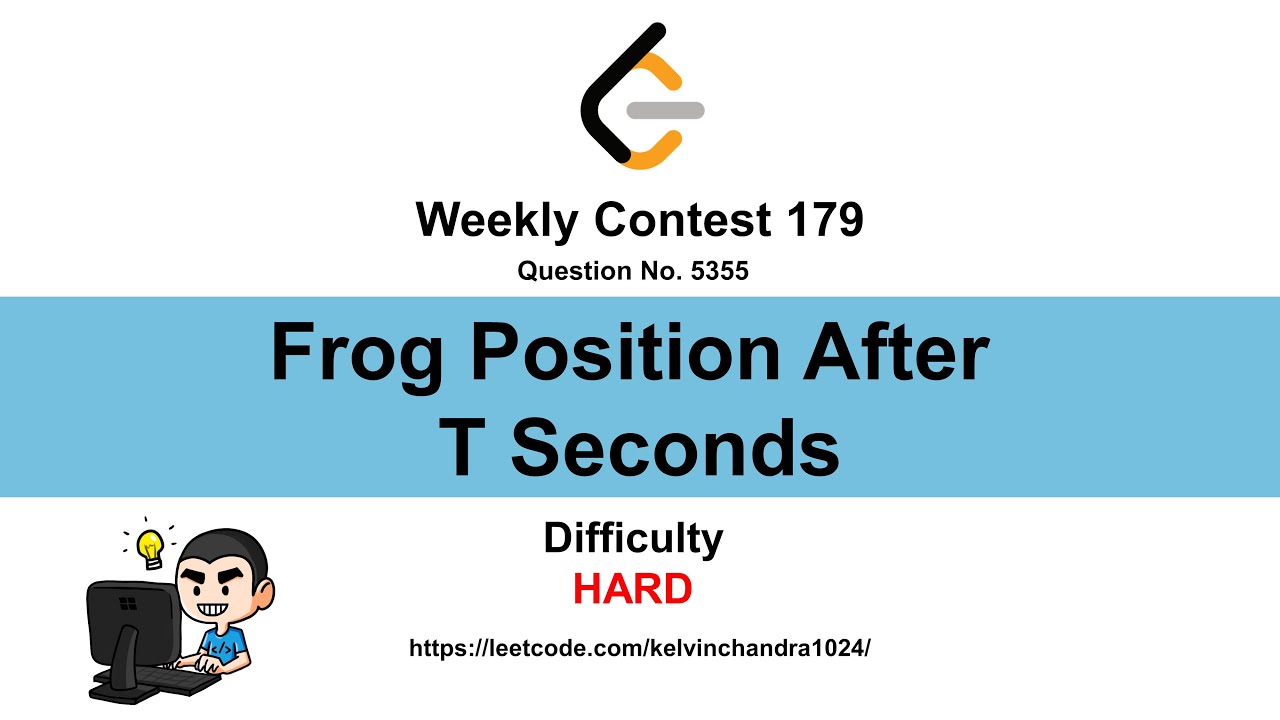 5355 Frog Position After T Seconds Youtube