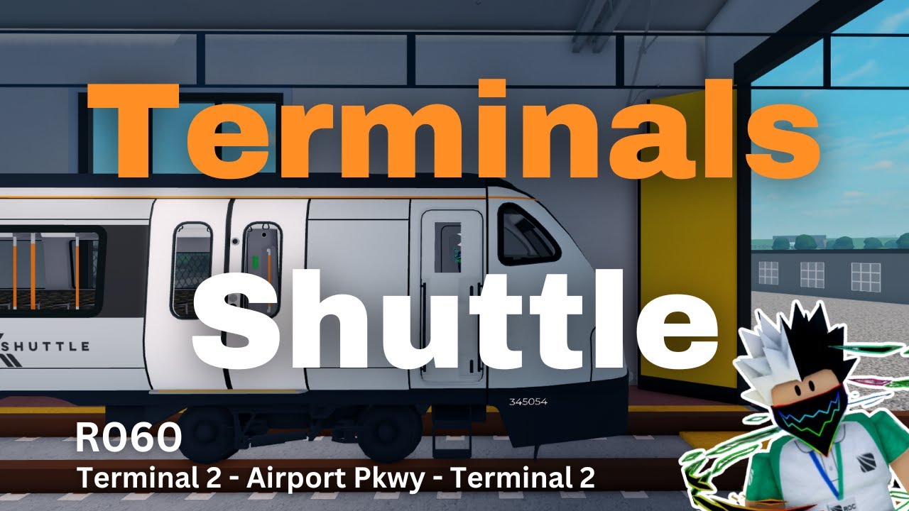 SCR Timelapse : R060 (Airport Shuttle) Terminal 2 - AP - Terminal 2 ...