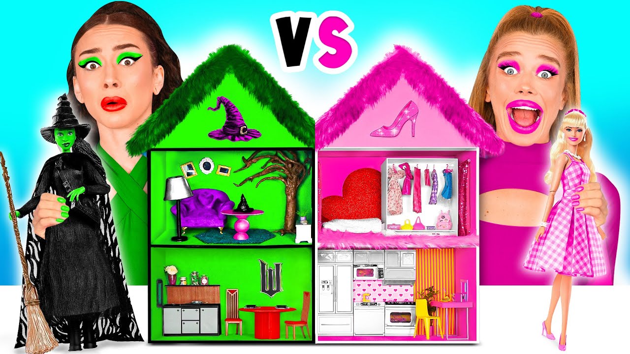 Construímos uma Impressionante Casa de Bonecas | Desafio Barbie VS ...