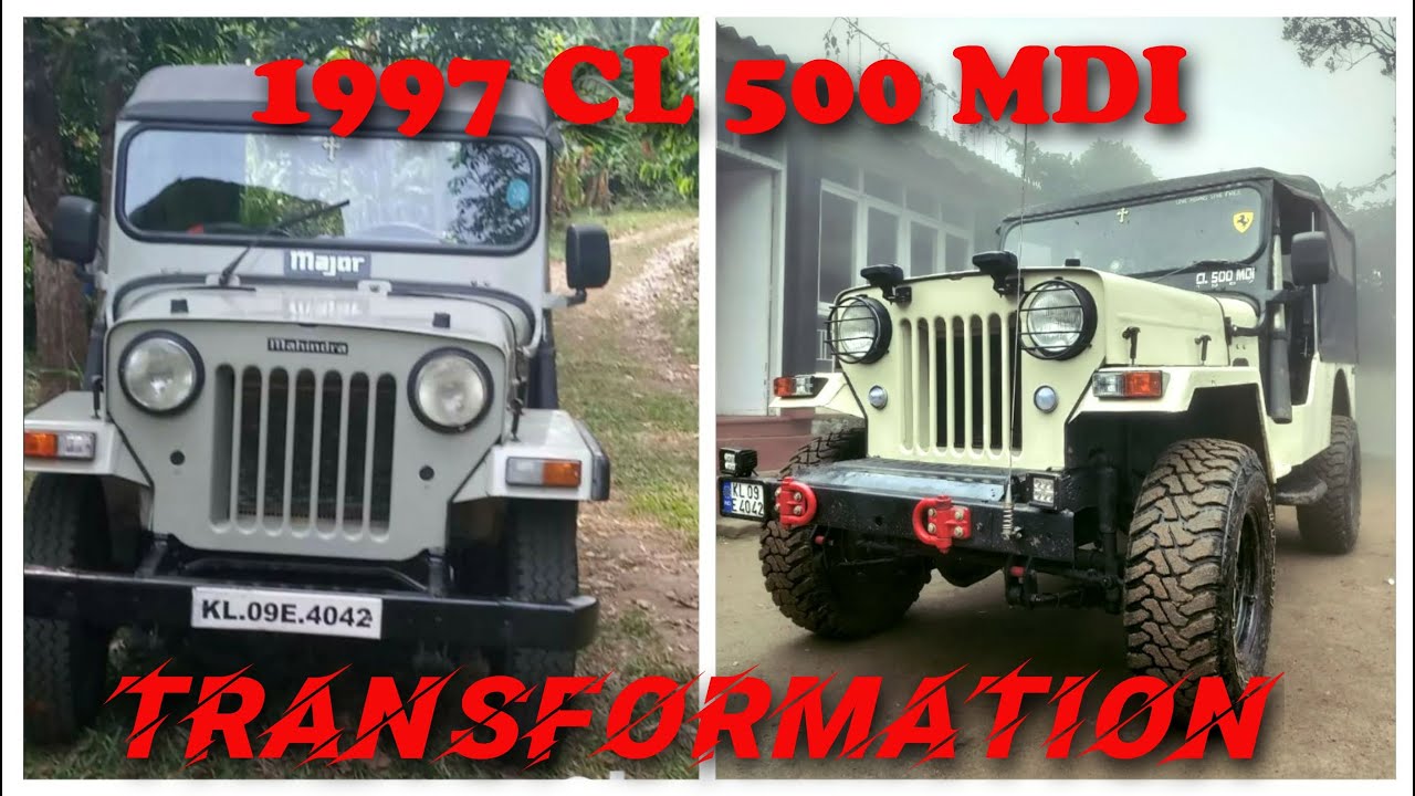 Mahindra Jeep Modified | cl 500 mdi | Evolutions of MDI jeep | Power ...
