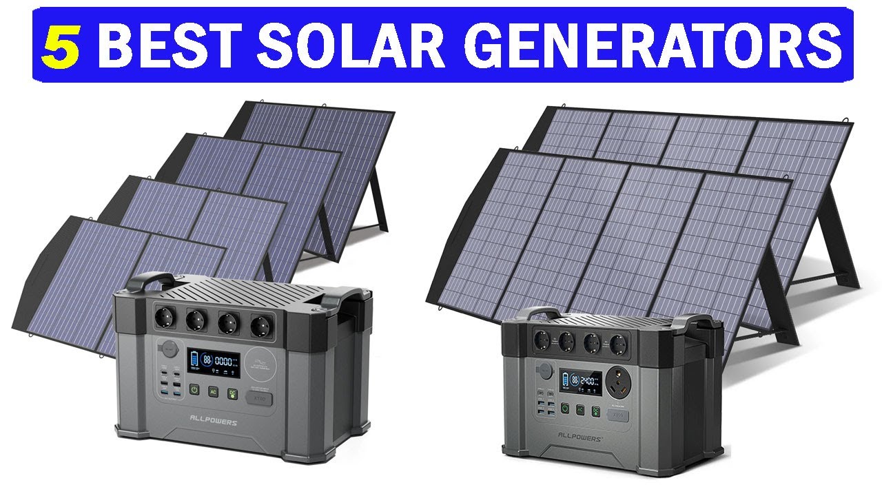 New Best Portable Solar Generator | Top 5 Best Solar Generator 2025 ...