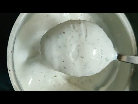 2 minute Homemade Mint Mayonnaise| 2 minute mayonnaise Recipe - YouTube