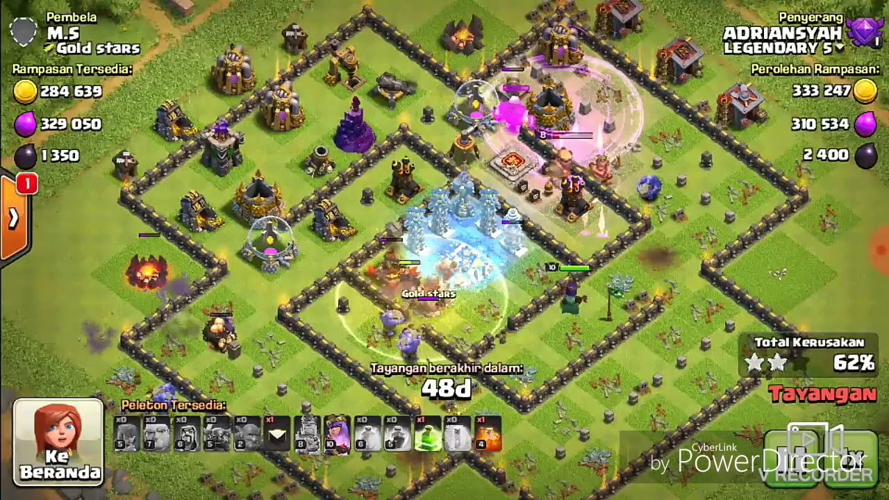Waw ,akhirnya pemain coc mulai attack di th 10 setelah sekian tahun ...