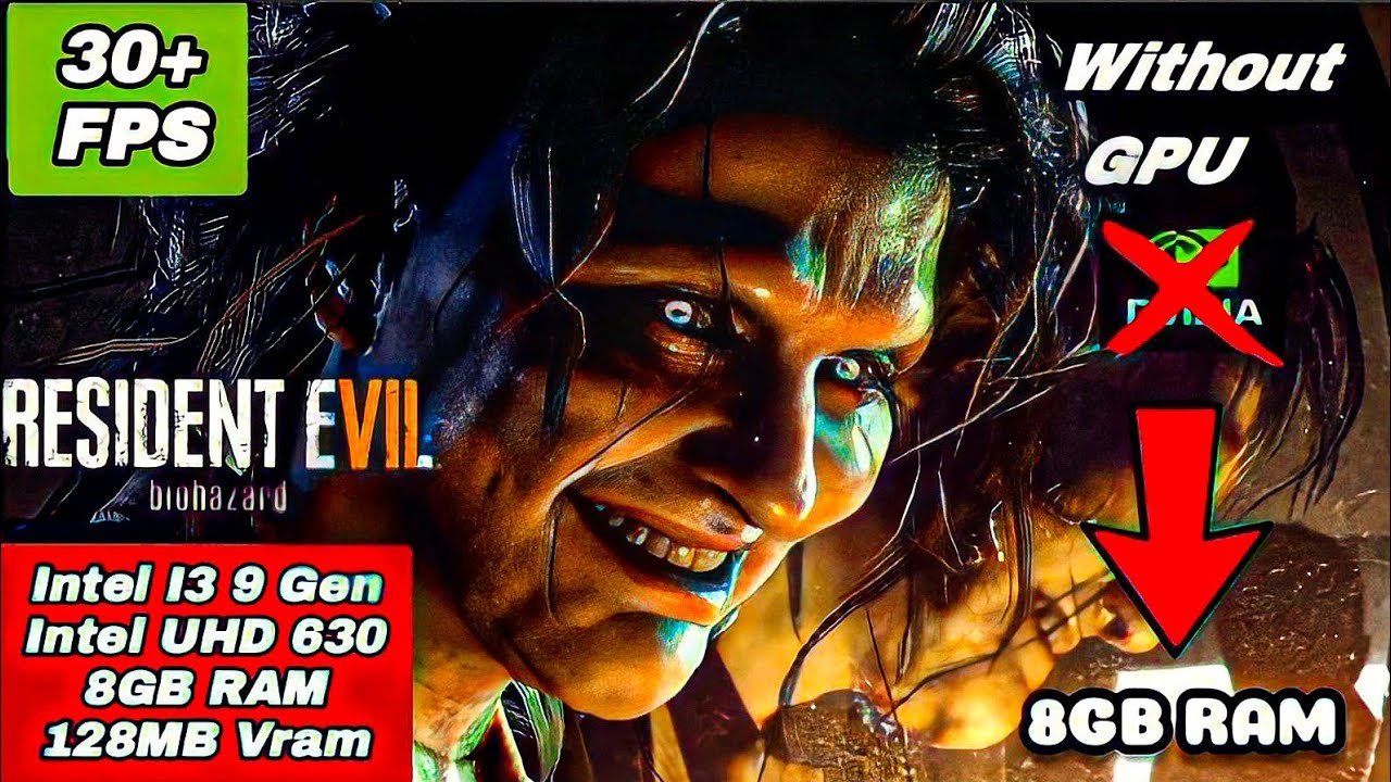 Resident Evil 7 Biohazard On 4GB RAM/128MB VRAM😱😱!!!!| Resident Evil 7 ...