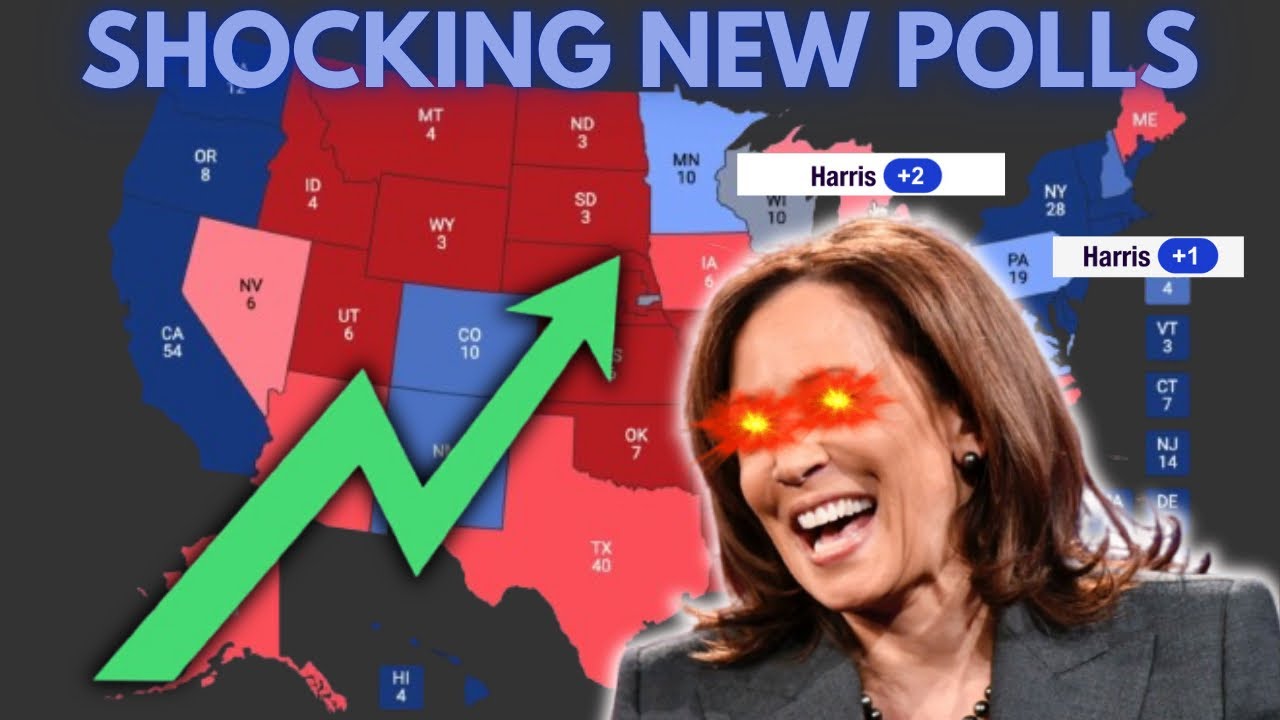 Harris Vs Trump (Full 2024 Prediction Map Based On Polls) - YouTube