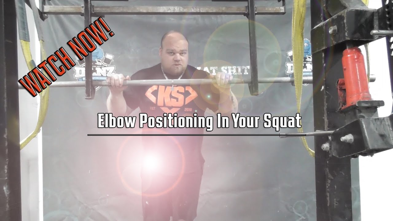 Elbow Positioning In Your Squat - YouTube