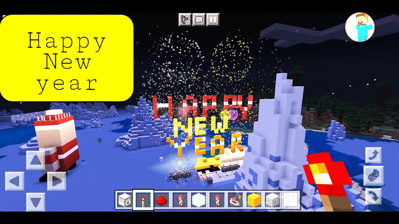 Happy New Year 2021 | Celebrate New Year in Minecraft | Event In ...