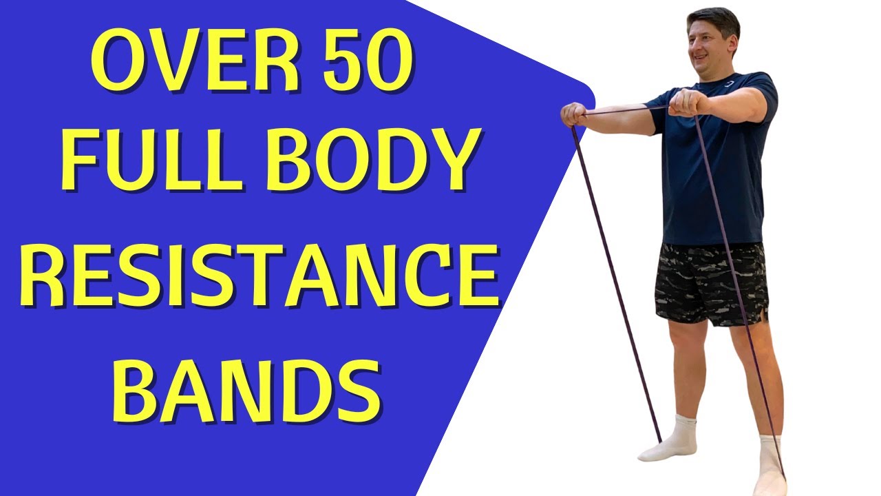 Resistance Bands Workout Over 50 Exercise To Lower Cholesterol - YouTube