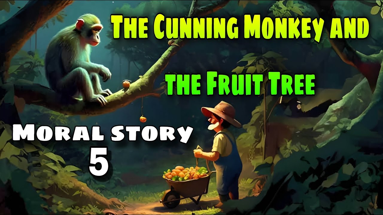 The Cunning Monkey and the Fruit Tree | Moral Story 5 - YouTube