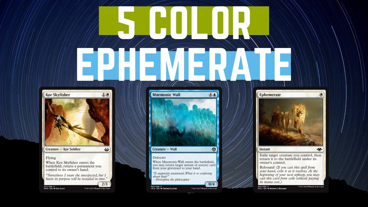 5 Color Ephemerate - YouTube