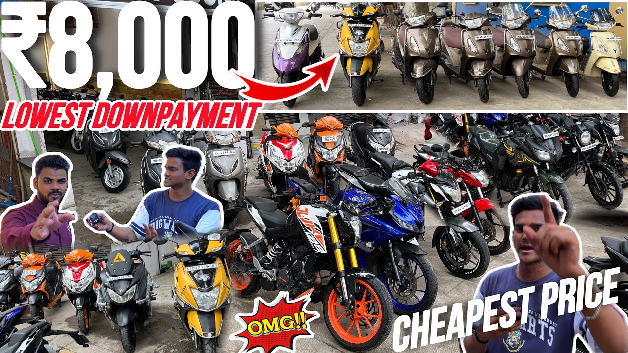 🔥₹8.हजार me bikes🤯 | best second hand bike low price | second hand bikes in thane |used scooty ...