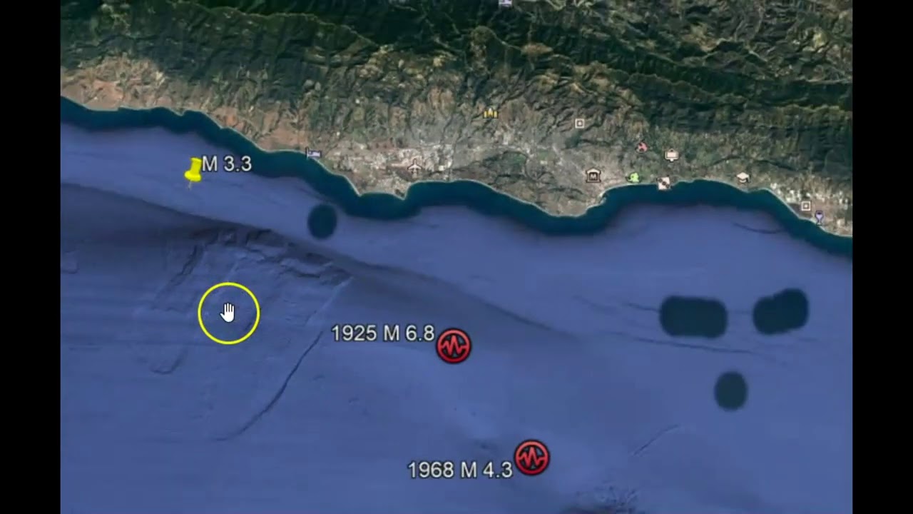 Morning Earthquake Santa Barbara, Asphalt Volcano's - YouTube