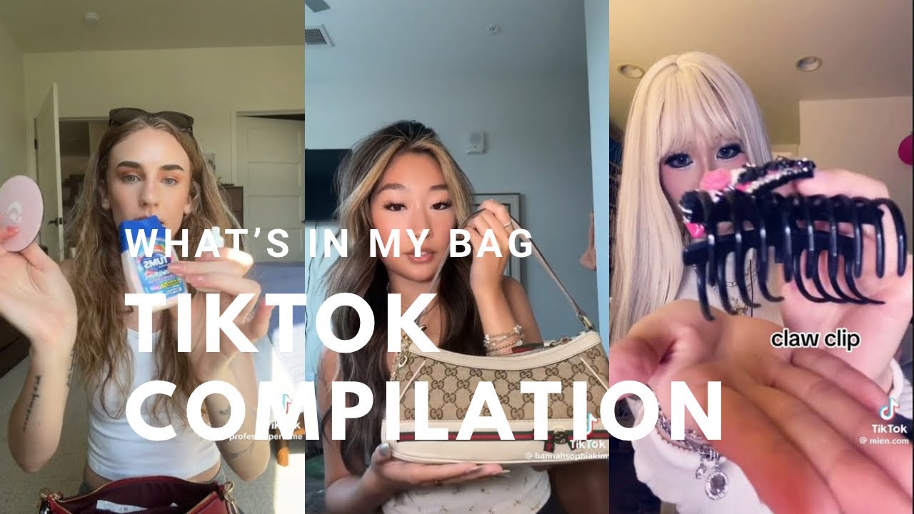 What’s in my bag (TikTok compilation) - YouTube