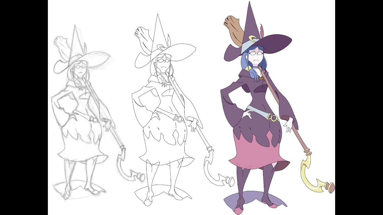Little Witch Academia - Professor Ursula - Time-Lapse - YouTube