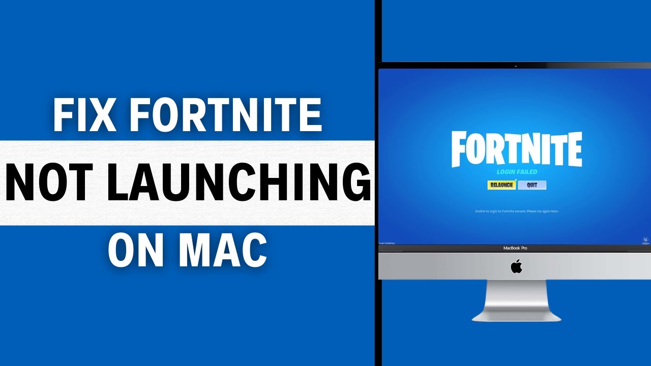 How To FIX Fortnite Not Launching on Mac (2024) - YouTube