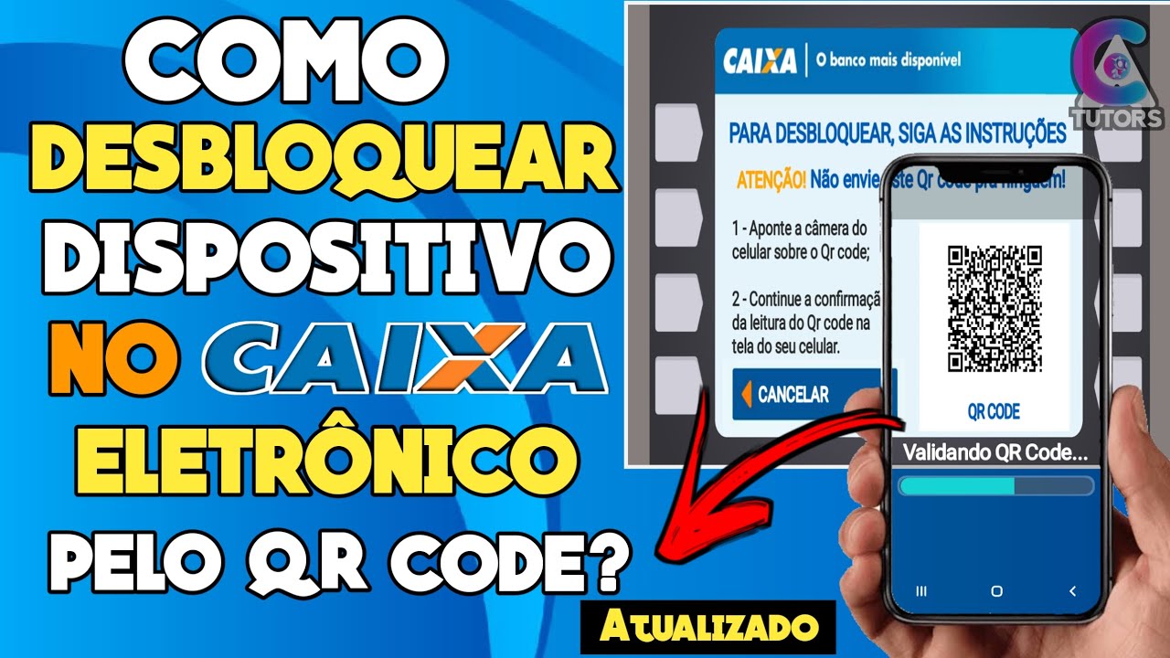 Como desbloquear o dispositivo da caixa pelo o QR CODE? - YouTube