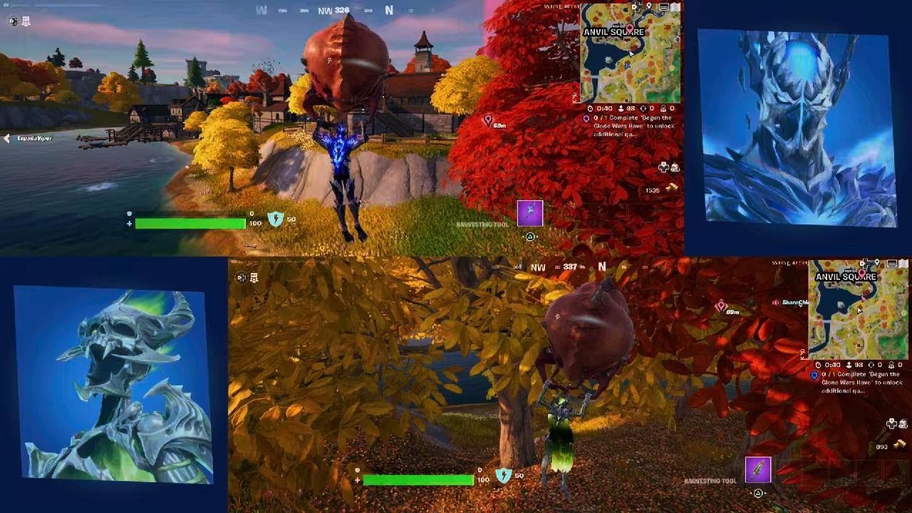 Fortnite - Split Screen Gameplay Wins Part 29 (PS5) - YouTube