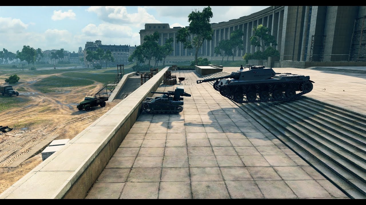 UE 57 Glitch in World Of Tanks (Paris map) - YouTube