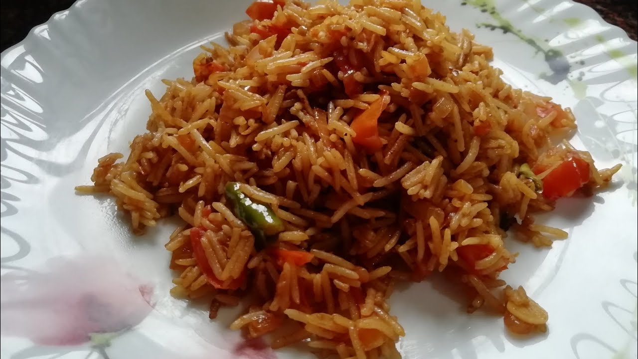 Sezwan fried rice// sezwan fried rice recipe // delicious sezwan rice ...