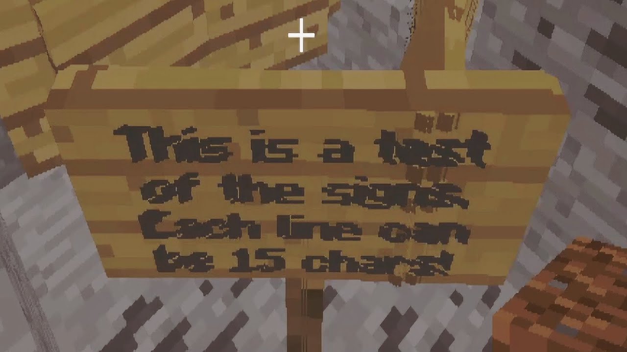 Old Signs are broken | Minecraft Survival Test - YouTube