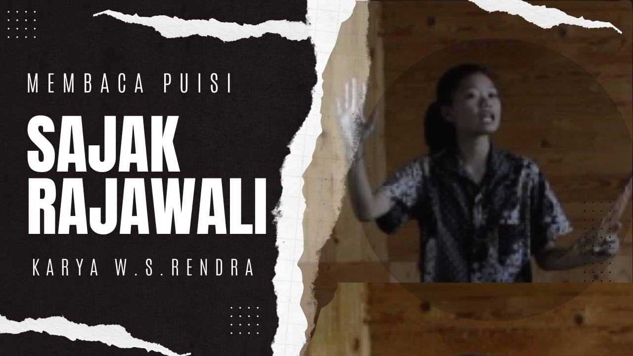 Membaca Puisi "Sajak Rajawali" Karya W.S. Rendra - YouTube
